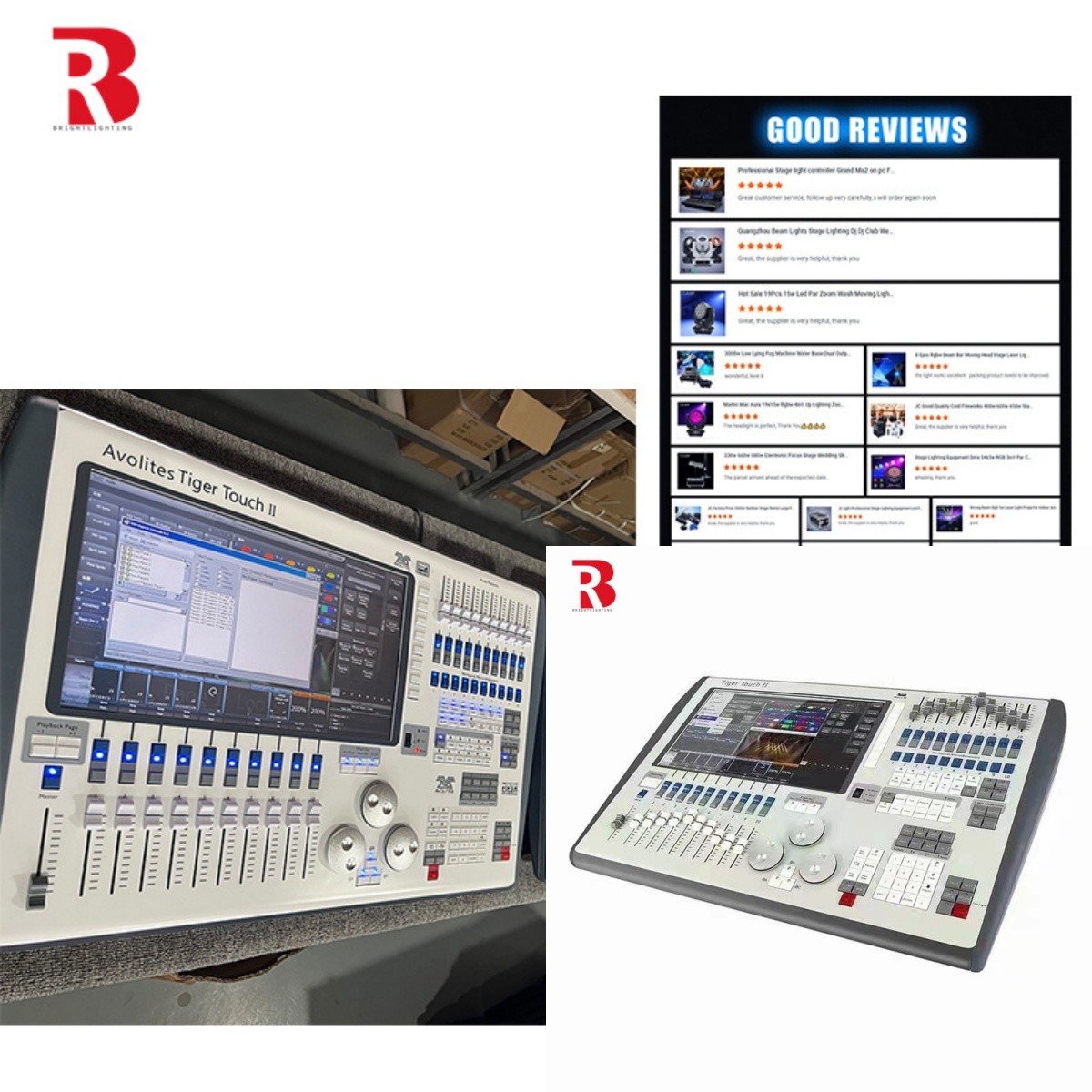 Stage DMX Controller System Tiger Touch II Controller For Wedding Events