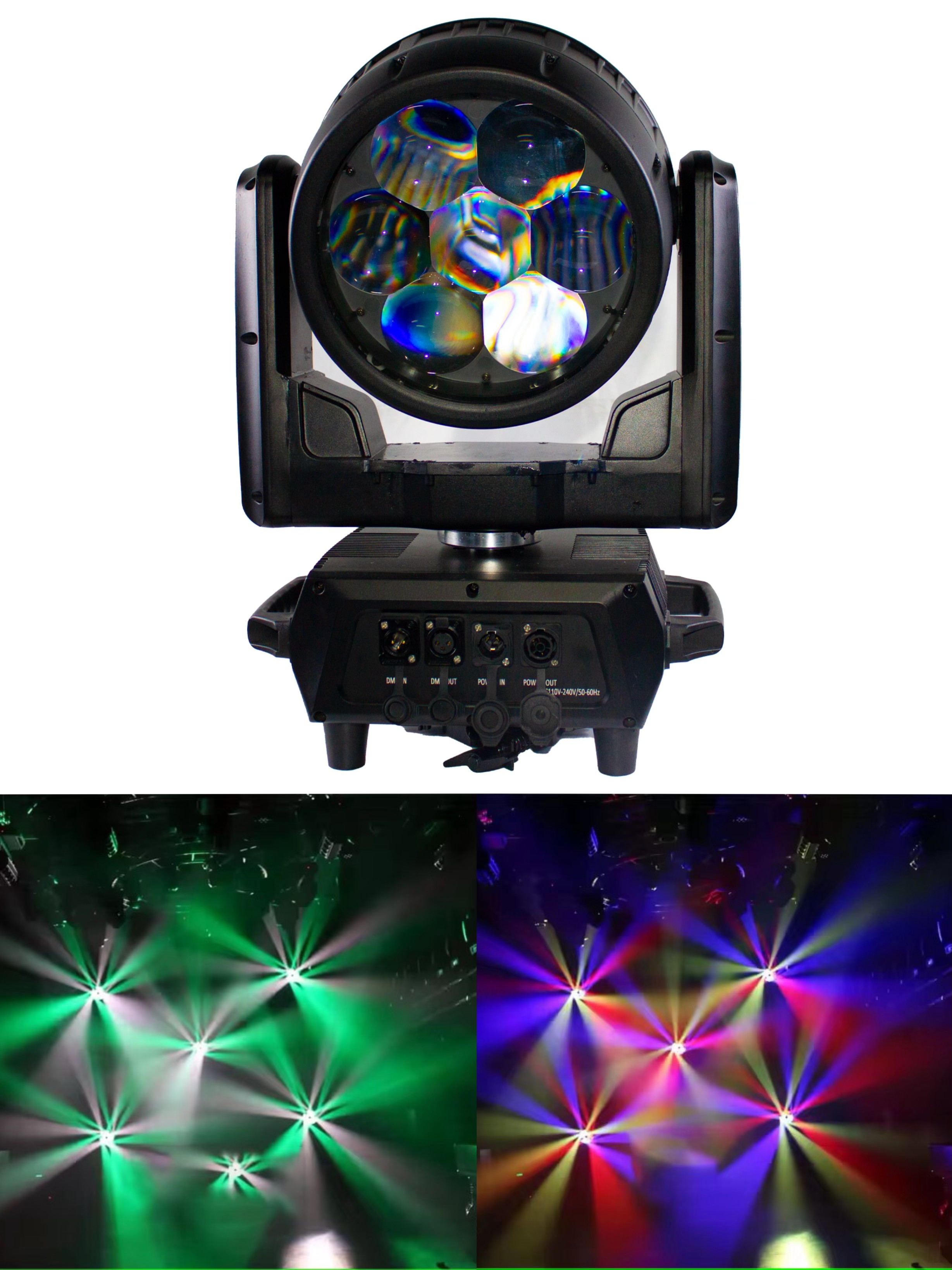 Mini 7*40w Zoom Led Wash Moving Beeye Light Indoor DMX For Stage ...